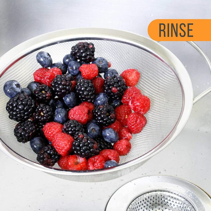 Sifter for Baking Premium Quality Fine Mesh Stainless Steel Strainers ...