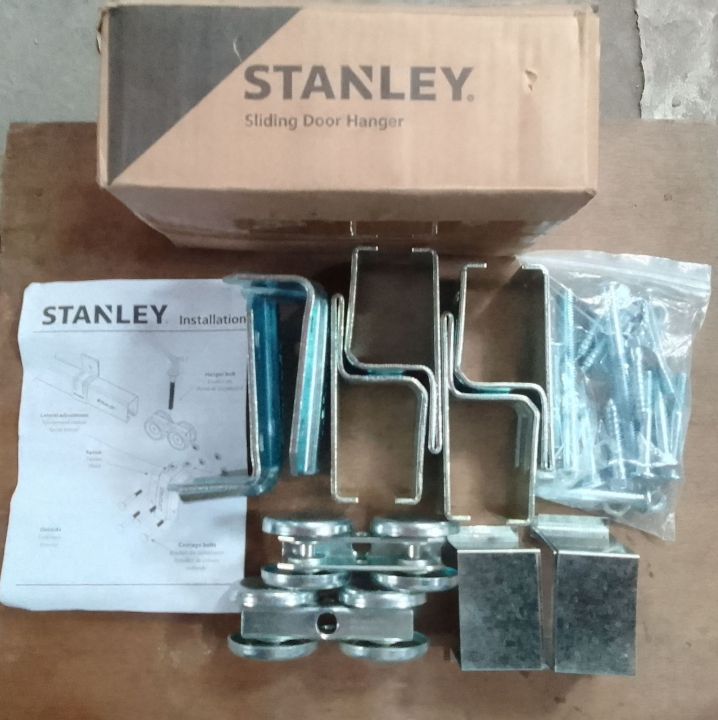 STANLEY ORIGINAL SLIDING DOOR HANGER STEEL WHEELS SET EXTRA HEAVY DUTY ...