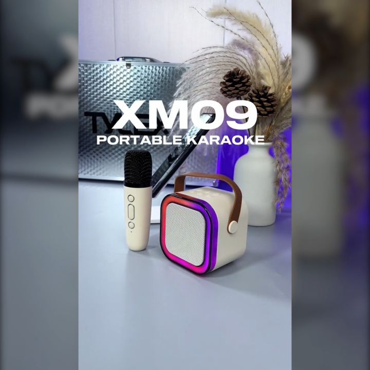 TYLEX XM09 Portable Karaoke Machine 1500mAh Battery Capacity Hi-Fi ...