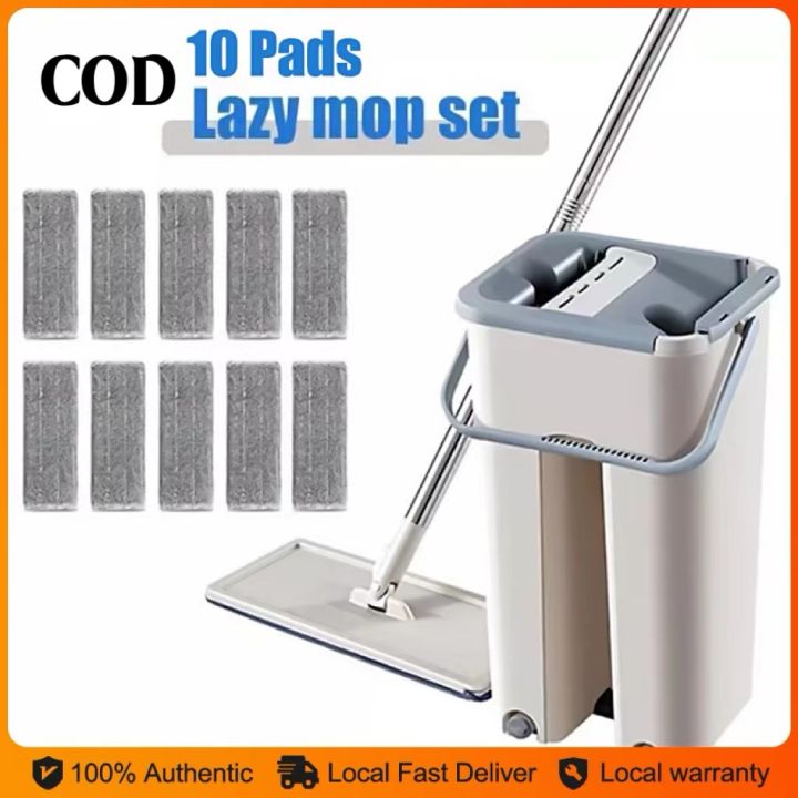 2023NEW Automatic Mop for floor 360 Spin Free Hands Wash Lazy Floor Mop ...