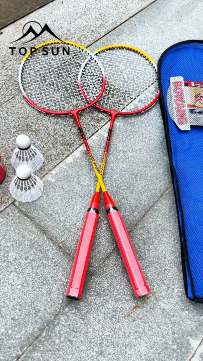 BKK ไม้แบดมินตัน Badminton Rackets แบตมินตั้นคู่ ไม้แบดมินตัน ( แถมฟรี ...