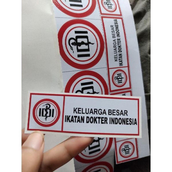 Stiker IDI keluarga besar ikatan dokter indonesia untuk mobil motor ...