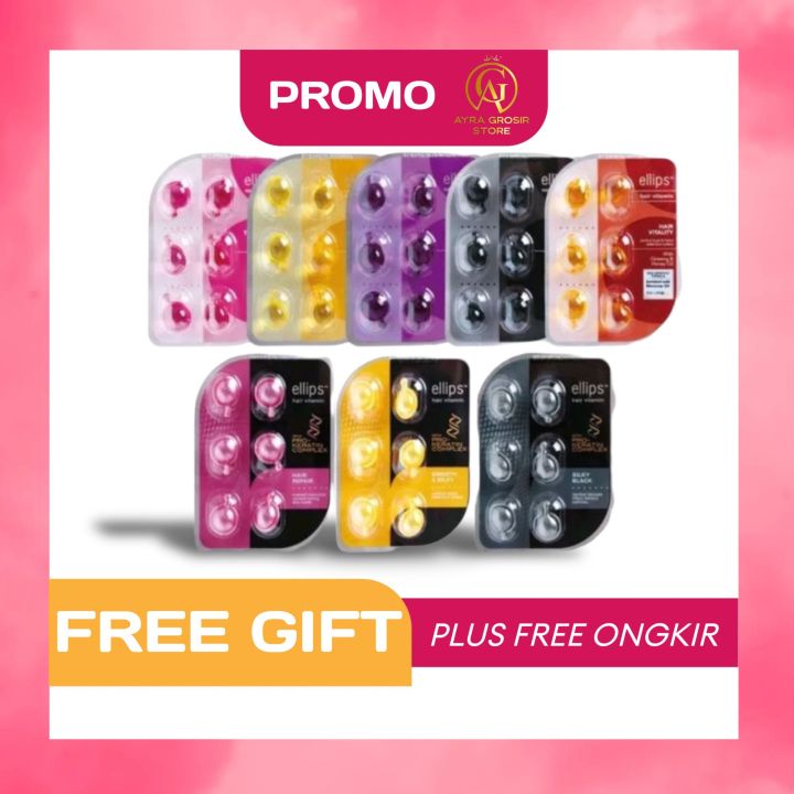 ELLIPS HAIR VITAMIN AND TREATMENT 6 CAPSULES | VITAMIN RAMBUT ELLIPS ...