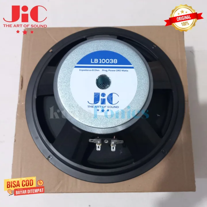 Speaker 10 Inch JIC LB10038 Woofer Bass 240 Watt 8 Ohm Vc 1,4 inch Original | Lazada Indonesia