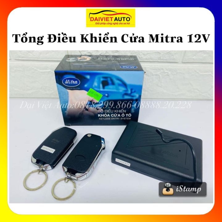Bộ điều khiển khoá cửa ô tô Mitra điện 12V các dòng xe Đại Việt Auto ...