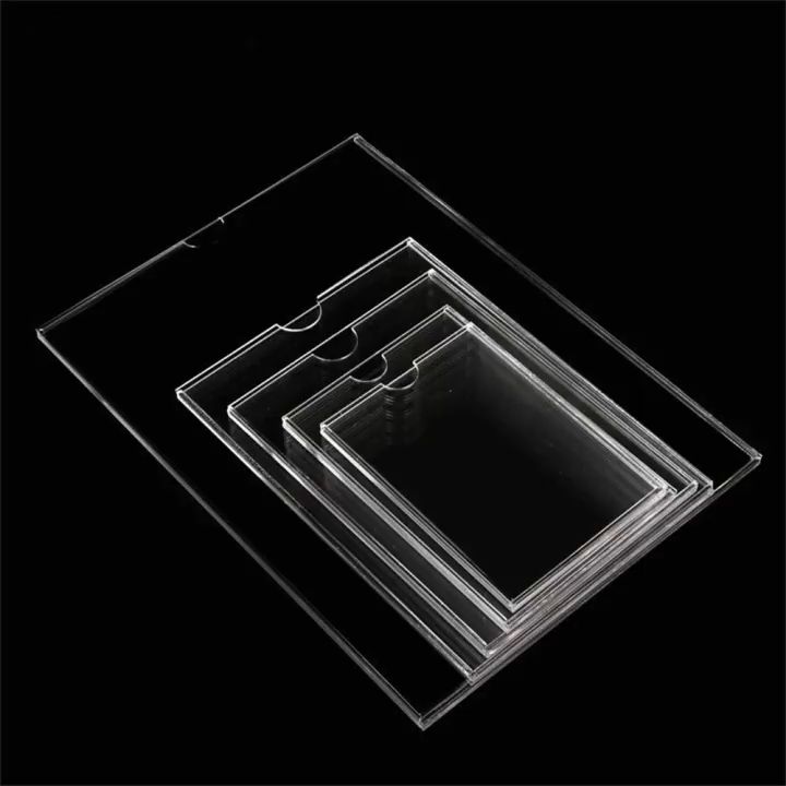 A4 A5 A3 Clear Acrylic Wall Frame / Paper Holder Poster Photo Display ...