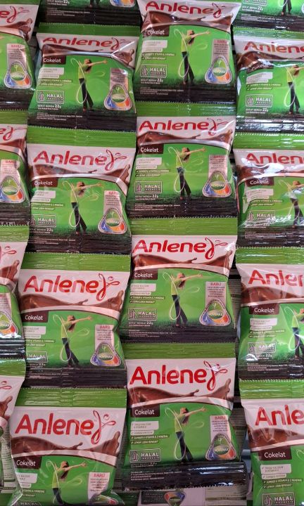 "PROMO" SUSU ANLENE ACTIVIT SACHET RASA COKLAT, VANILA, DAN SEREAL (1 ...