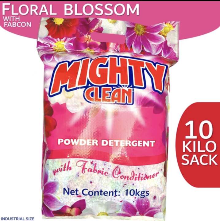 Mighty Clean Detergent Powder Floral Blossom 10 KILOGRAM SACK - JUMBO ...