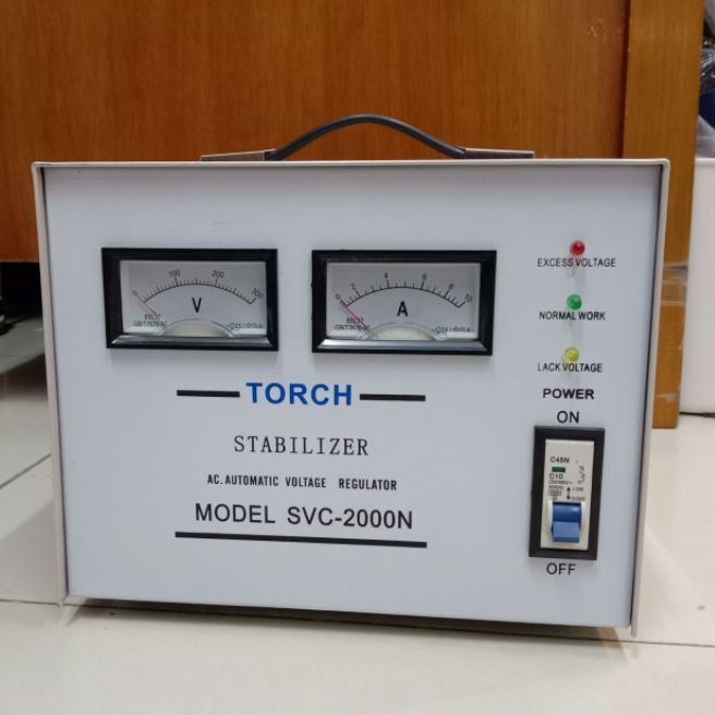 STABILIZER LISTRIK 2000 WATT / STABILIZER LISTRIK 2000 WATT MODEL SVC 2000N TORCH | Lazada Indonesia