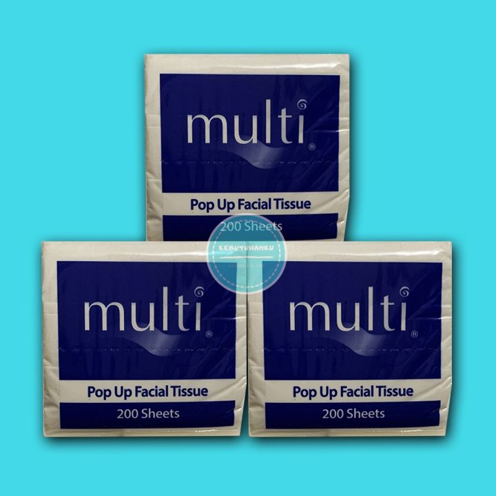 MULTI POP UP FACIAL TISSUE 200 sheets | Lazada Indonesia
