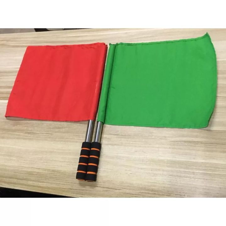 SAFETY TRAFFIC FLAG RED OR GREEN (SAFETY FLAG) PPE | Lazada