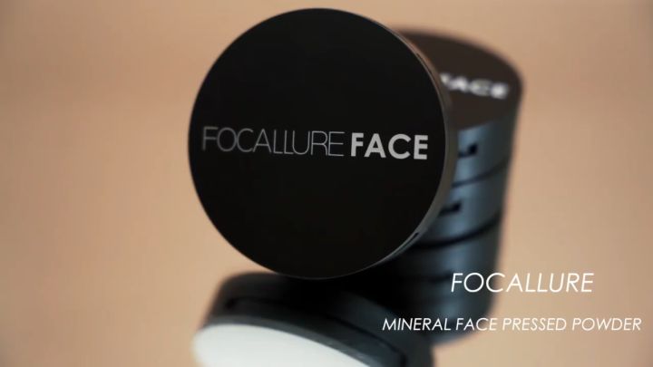 FOCALLURE FA16 Oil Control Pressed Powder Matte With Sponge & Mirror ...