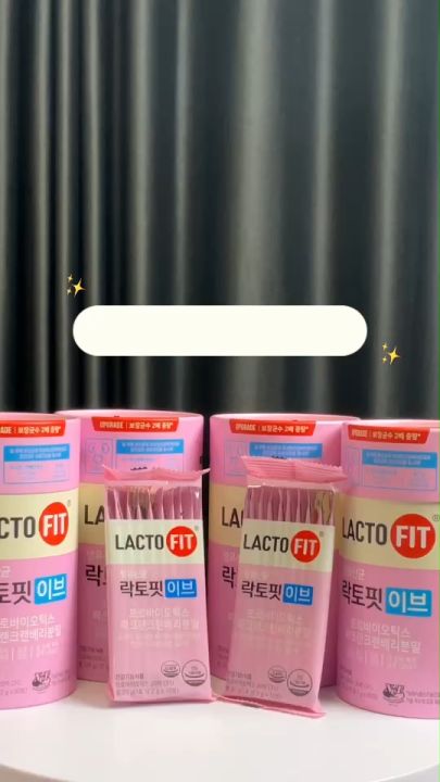 พร้อมส่ง Lactofit EVE Probiotics แลคโตฟิต โพรไบโอติก ลดการตกขาว น้องสาว ...