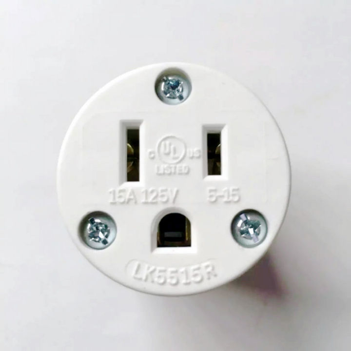 Lead-Mounted NEMA 5-15R Taiwan Longguangfu Grounding H-Type American ...