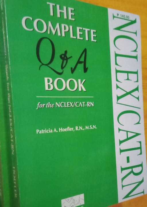 NCLEX/ CAT-RN THE COMPLETE Q and A Book | Lazada PH