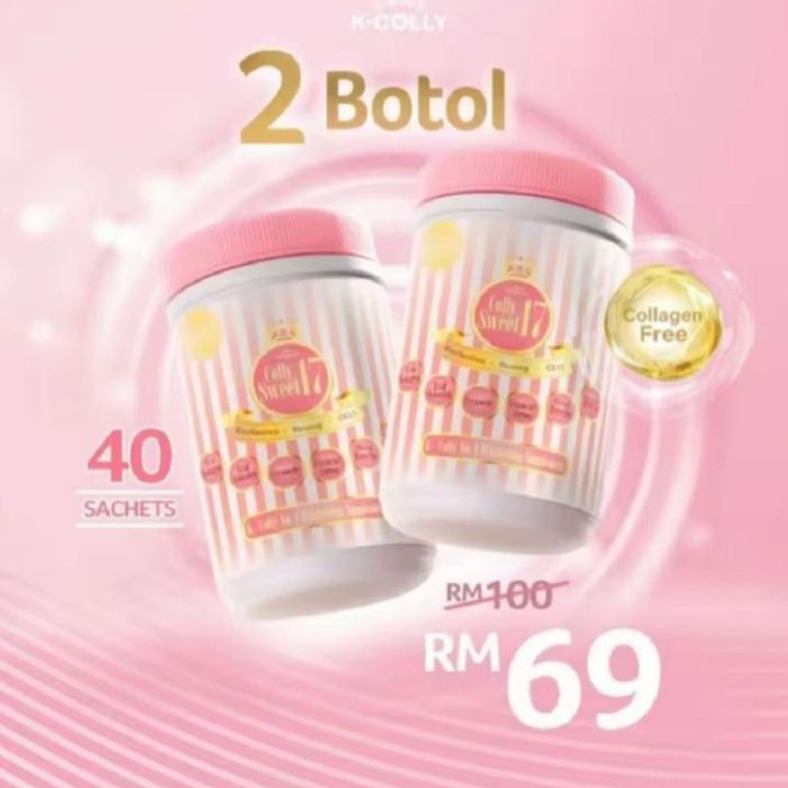 COMBO 2 BOTOL K-COLLY SWEET17 WHITENING TRAVEL PACK | Lazada