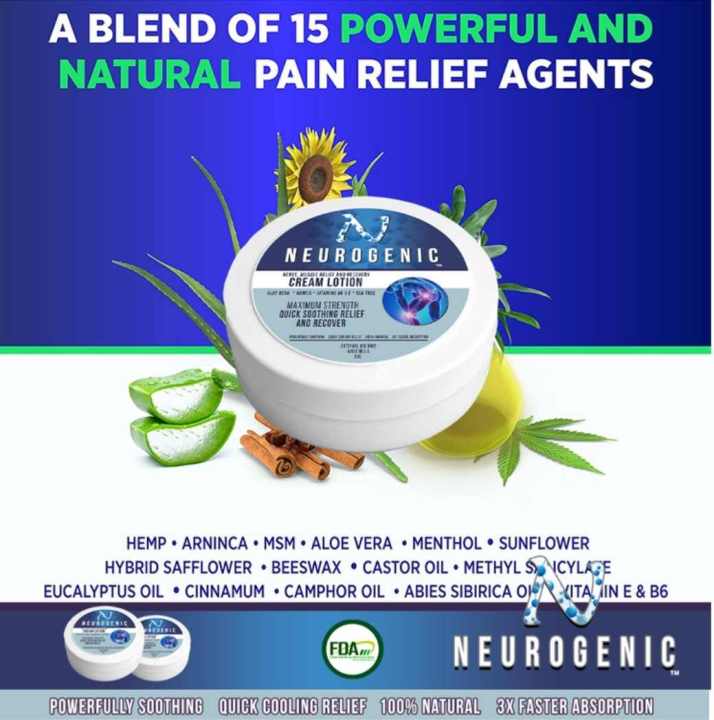 Neurogenic cream lotion - FDA Approved | Lazada PH
