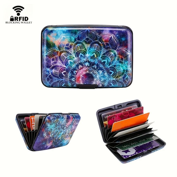 RFID Blocking Credit Card Protector Aluminum ID Case Hard Shell ...
