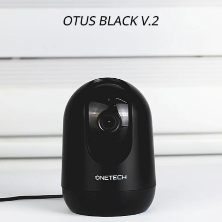 OneTech Otus Black 2.0 CCTV Security Camera 2 Way Audio 2MP Indoor ...