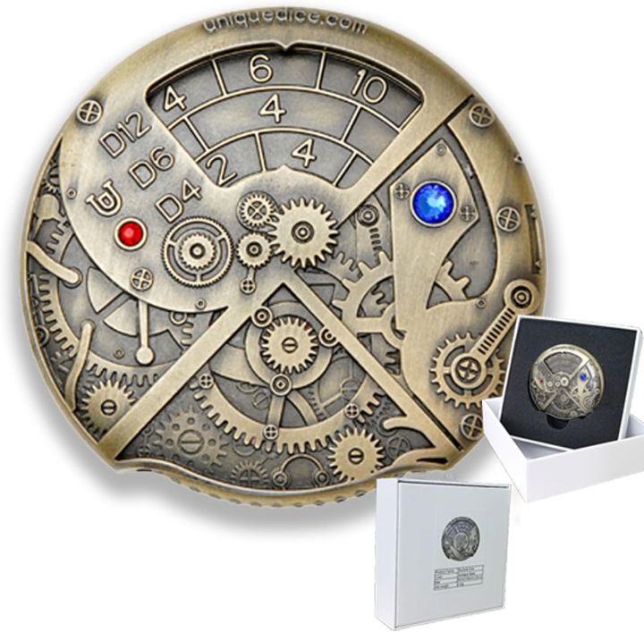 Roulette Dice Metal DND Set/Polyhedral D&D Dice Tower/Dungeons and ...