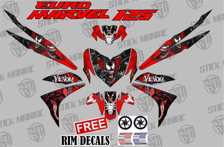 euro 125 full body decals | Lazada PH
