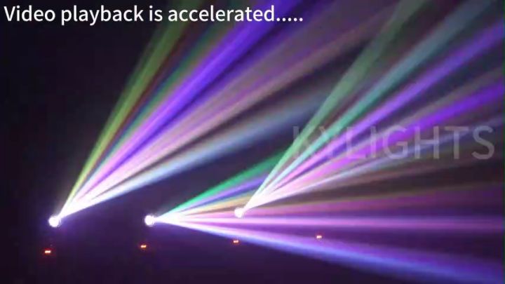 KAIY New 120W Moving Head Beam Light Rainbow Effect RGB Light Strip 18 ...