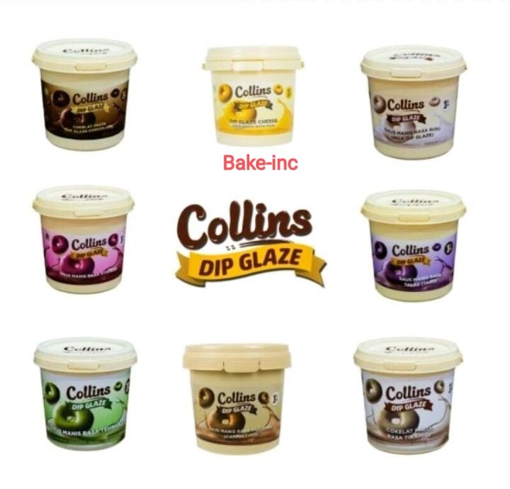 [Bake-inc] COLLINS DIP GLAZE ANEKA RASA LENGKAP Toping Donat harga per ...