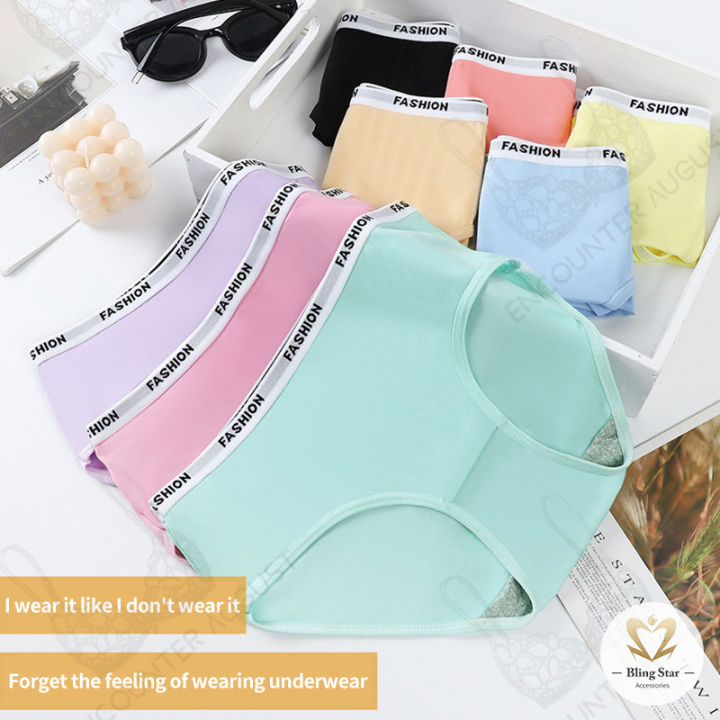6-12 Pieces Gift Set Seamless Panties Underwear Women Brief ...