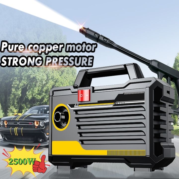 220V High Pressure Washer 2500W Automatic Portable Car Washer Washing ...