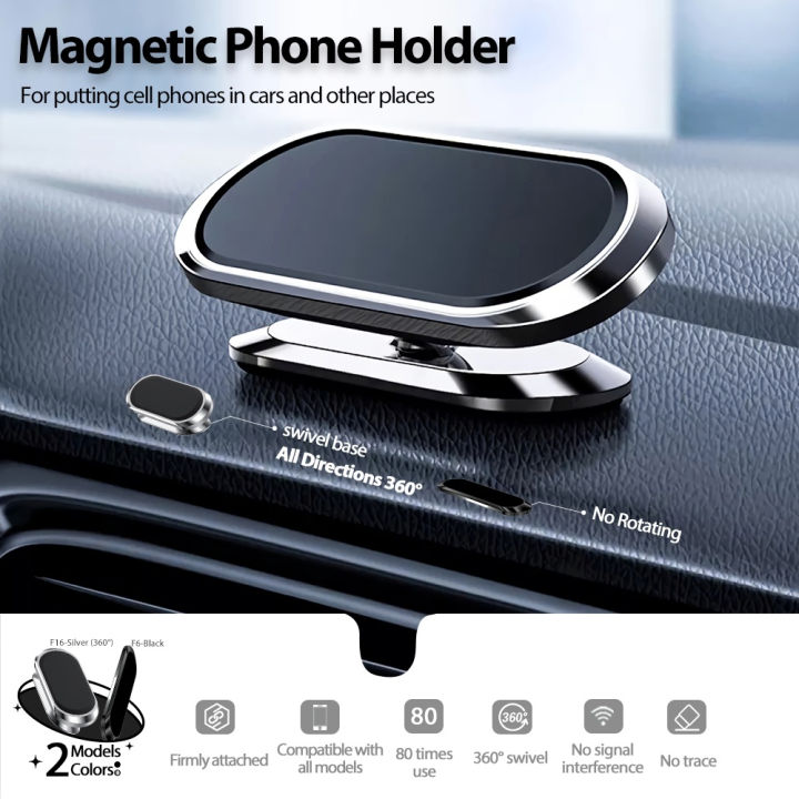 Magnetic Car Phone Holder Metal mini Strip Shape Stand Universal For ...