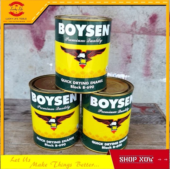 1Liter BOYSEN Quick Drying Enamel Black | Lazada PH