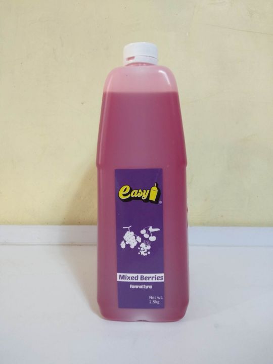 EASY BRAND MIXED BERRIES SYRUP 2.5 Liters | Lazada PH