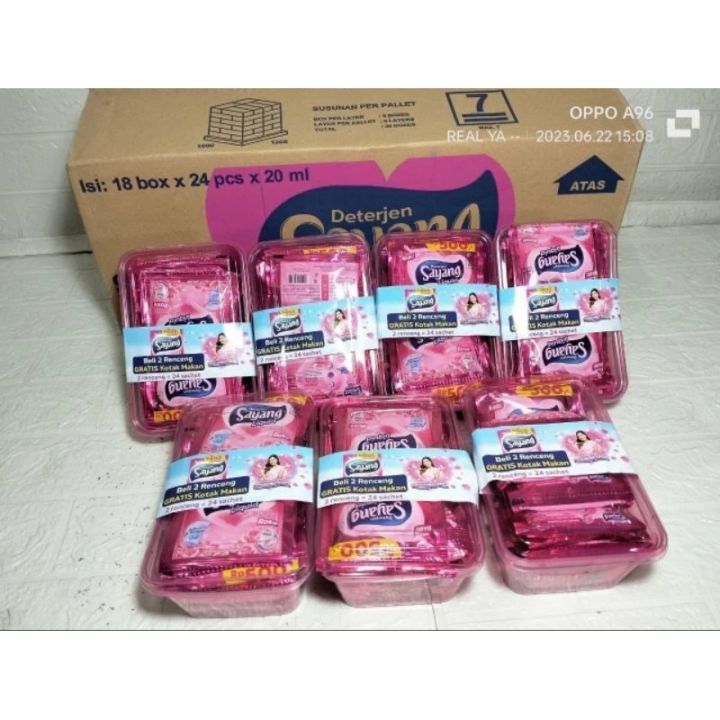24 pcs SABUN SAYANG CAIR /DETERJEN SAYANG LIQUID 2 RENCENG | Lazada ...