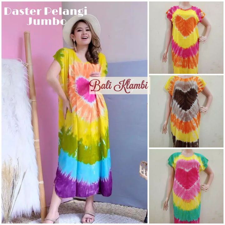 Daster Bali / Daster Pelangi Bali / Daster Pelangi Jumbo fit to XXL ...
