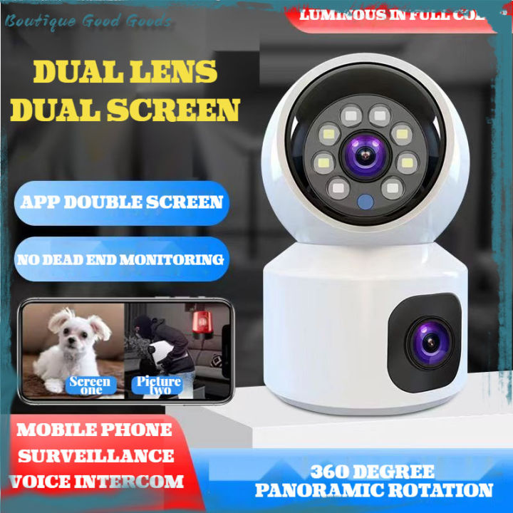 Happy Life Pavilion 1440P Dual Lens V380 PRO CCTV Camera to cellphone ...