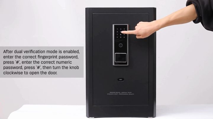 Deli Heavy Duty Anti-Theft Security Box with Fingerprint Scanner ...