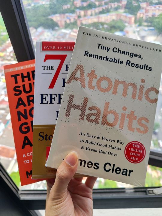 [Ready Stock] Atomic Habits, The Subtle Art of Not Giving a F*ck & The ...