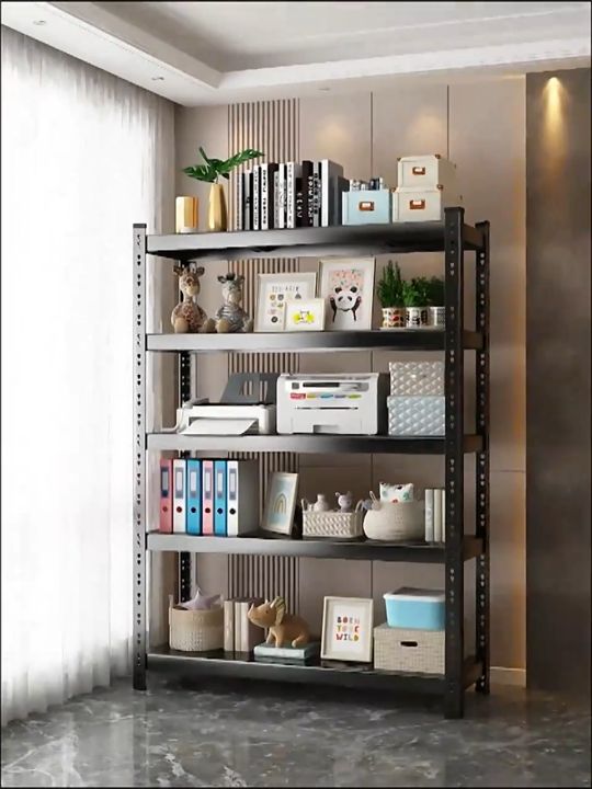 Storage Shelves Home Angle Steel Storage Rack Balcony Shelves Multi ...
