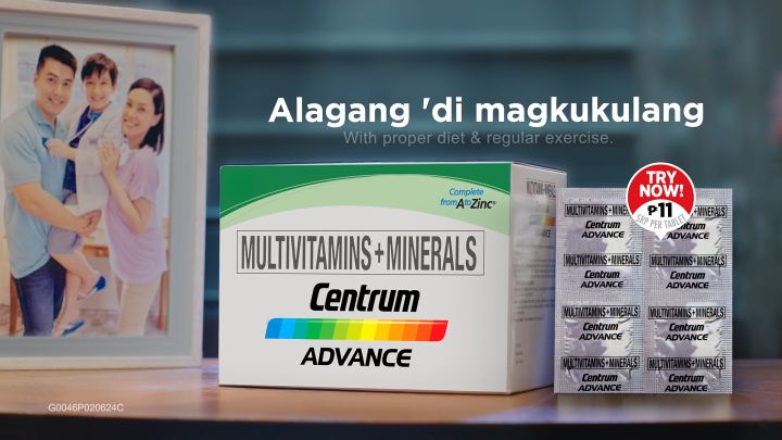 Centrum Advance 30s x3 Multivitamins + Minerals for Healthy Heart ...