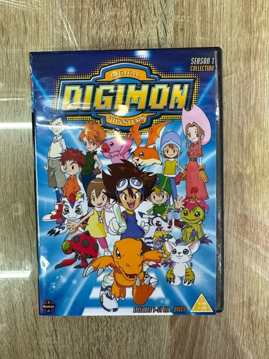 ดีวีดีDigimon Adventureภาค1 พากย์ไทย(9แผ่นจบครับ)ภาพชัดHD | Lazada.co.th