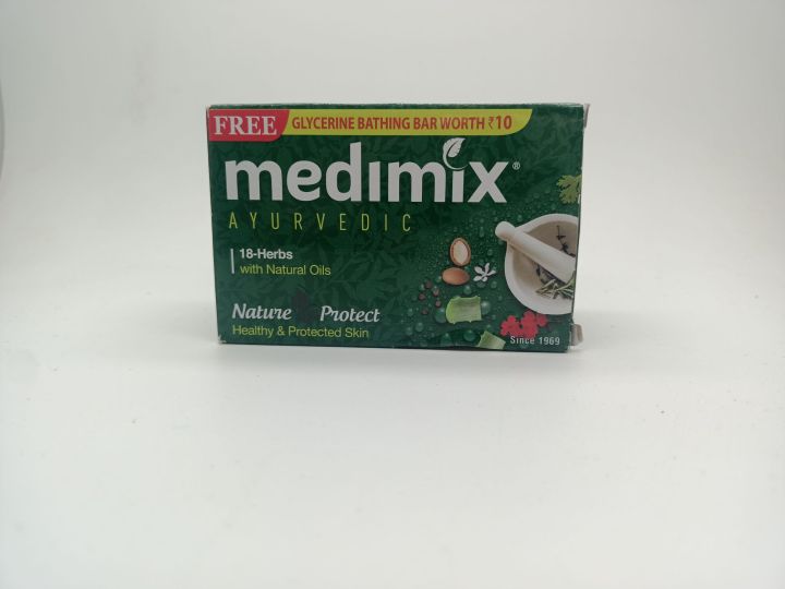 Medimix ayurvedic 18 herbs bathing soap 75g | Lazada.co.th