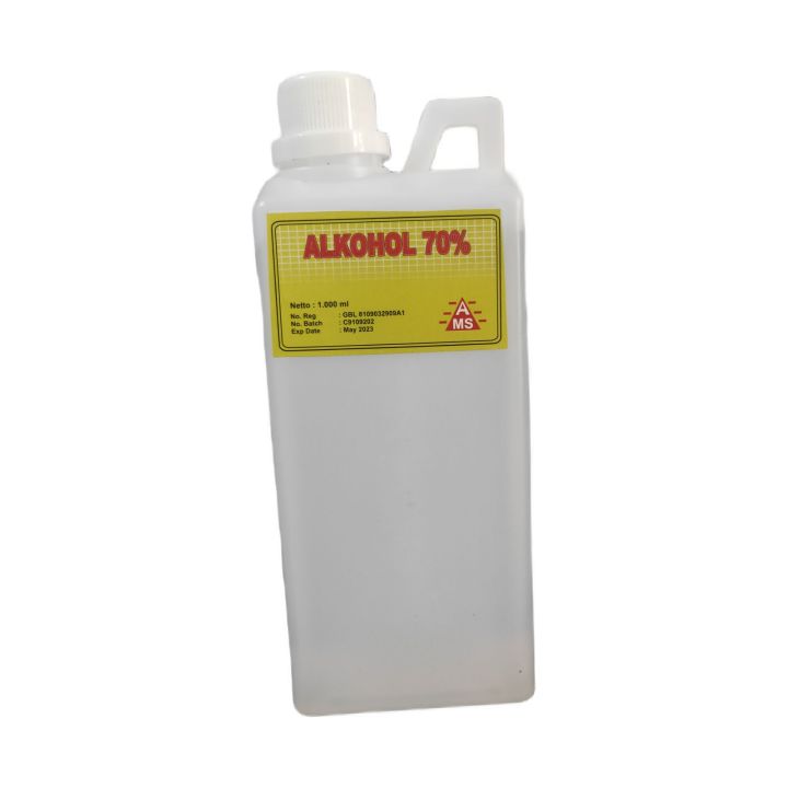 COD - Alkohol 70 % 1 Liter Medis Antiseptik / Desinfektan Food Grade 1 ...