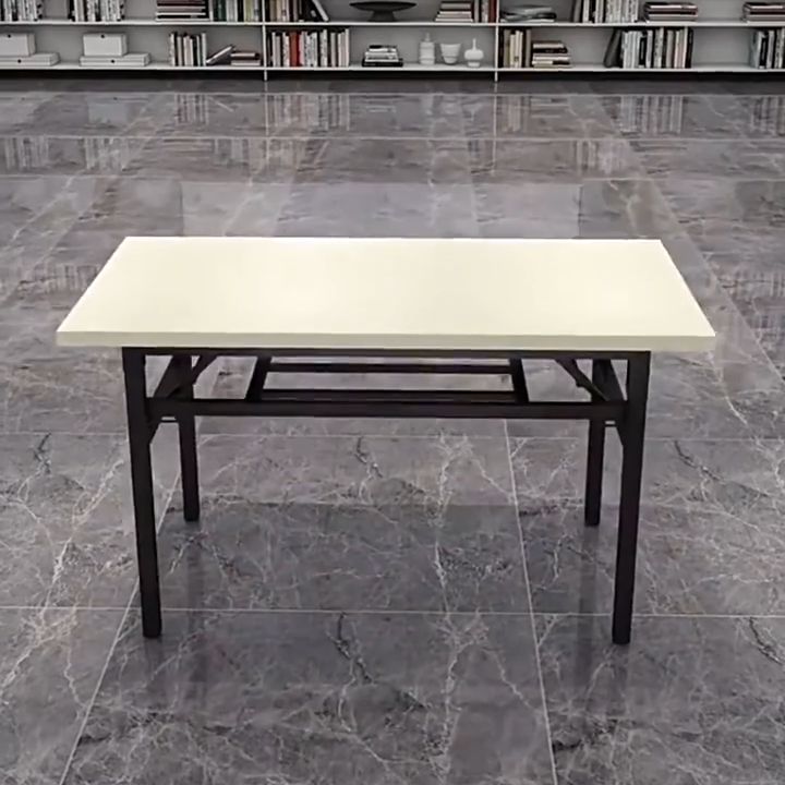 Folding Table 80*40cmTraining Table Foldable Table Office Desk Simple ...
