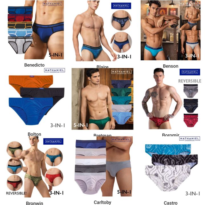 Natasha Mens Brief v.3 3in1/5in1/7in1 Pack | Lazada PH