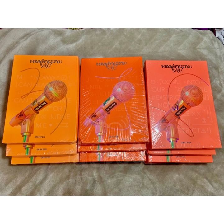 ALBUM ENHYPEN MANIFESTO : DAY 1 REGULAR VERSION SEALED OFFICIAL ...