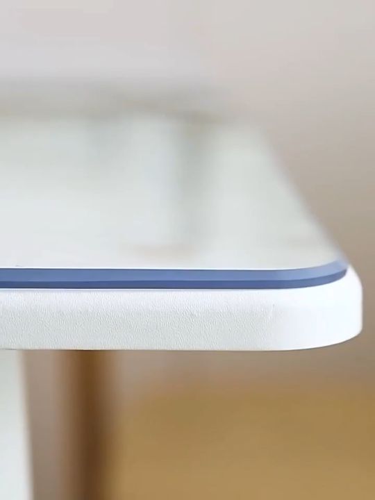 2MM Thick PVC Table Cover Transparent glass Waterproof Oil Proof Mat ...