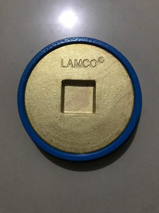 4 INCH LOW LAMCO HEAVY DUTY Brass Clean Out/Packet Bushing Cap Plug ...