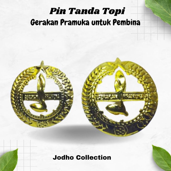 Pin Tanda Topi Pembina Pramuka | Lazada Indonesia