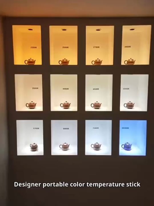 Designer Color Temperature Rod Portable lamp Color Temperature ...