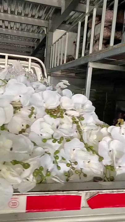 Orkid Rama-rama Bunga Buatan Sejambak Buatan Perkahwinan Hiasan Bunga ...